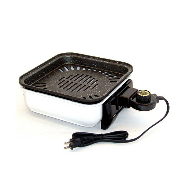 【商品詳細】卓上でちょこちょこっと焼けるコンパクトグリル。少人数用に丁度良いサイズ。大きなサイズを使っていたときに占拠していたスペースも余裕に。テーブルを広々使えるコンパクト設計。小さいのにハイパワー1200W。ハイスピード2分で焼き頃加減...