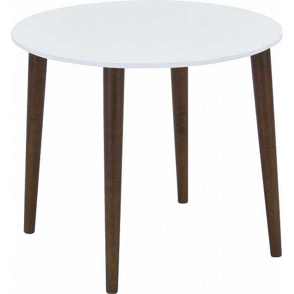 【内容】鏡面仕上げで清潔感を醸し出したおしゃれでカジュアルなダイニングテーブルです。(c)【仕様】●サイズ：85x85x70cm●重量：10●素材・材質本体：天板・・・MDF 脚・・・天然木（ラバーウッド）●原産国：タイ●その他天板：ポリウ...