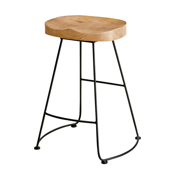 【内容】お尻にフィットする形状になった天然木座面と、細いアイアンフレームが特徴のシンプルデザインなバーチェア『Meny（メニー）』。軽量で足置き付きなのでカウンターやバーテーブルでサッと使えて、朝食やカフェタイムを快適にお過ごしいただけます...