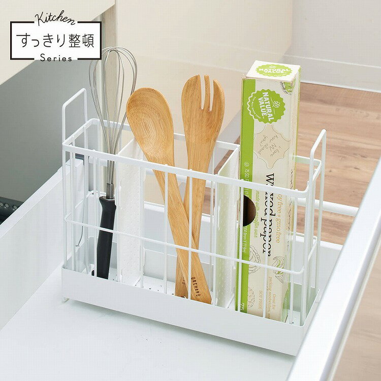 カラー ホワイト最大外寸(約) 幅8×奥行31×高さ27cm商品重量(約) 0.96kg材質【本体】スチール(粉体塗装)【仕切り】ポリプロピレン【すべり止め】PVC製造 中国製【特長】キッチンラック、ディスプレイラック、コンロ周り、システム...