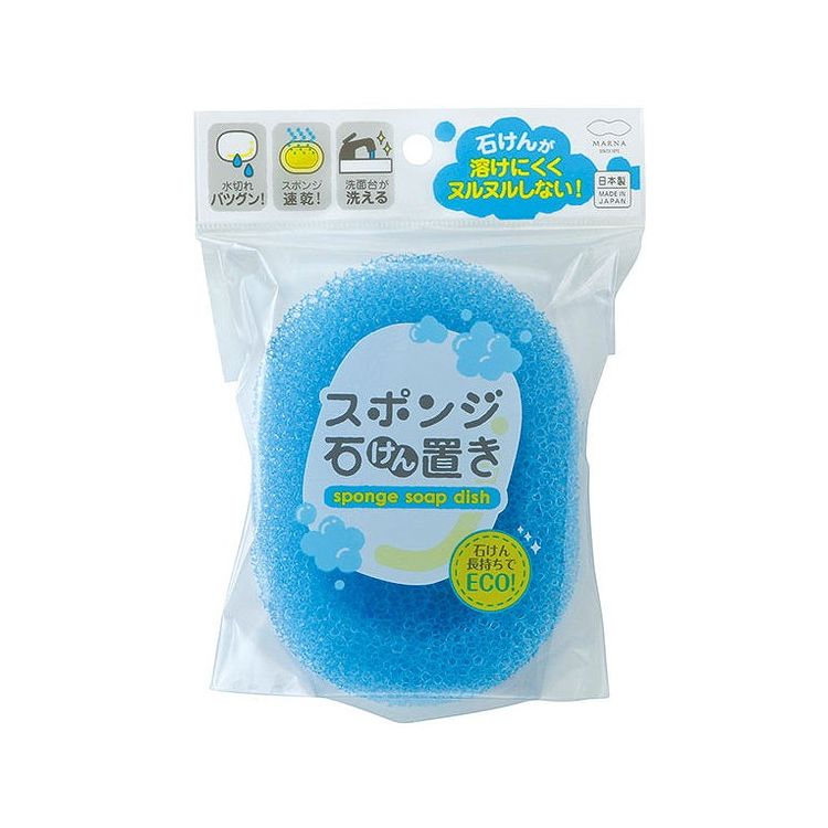 【サイズ】幅12×奥行3.6×高さ×16.3cm【重量(kg)】0.021【材質】受皿/ポリプロピレン、スポンジ/ポリウレタン【生産国】日本【商品説明】水切れの良い粗めのスポンジタイプ。石けんがぬるぬるしません。スポンジで洗面台が洗えます。...