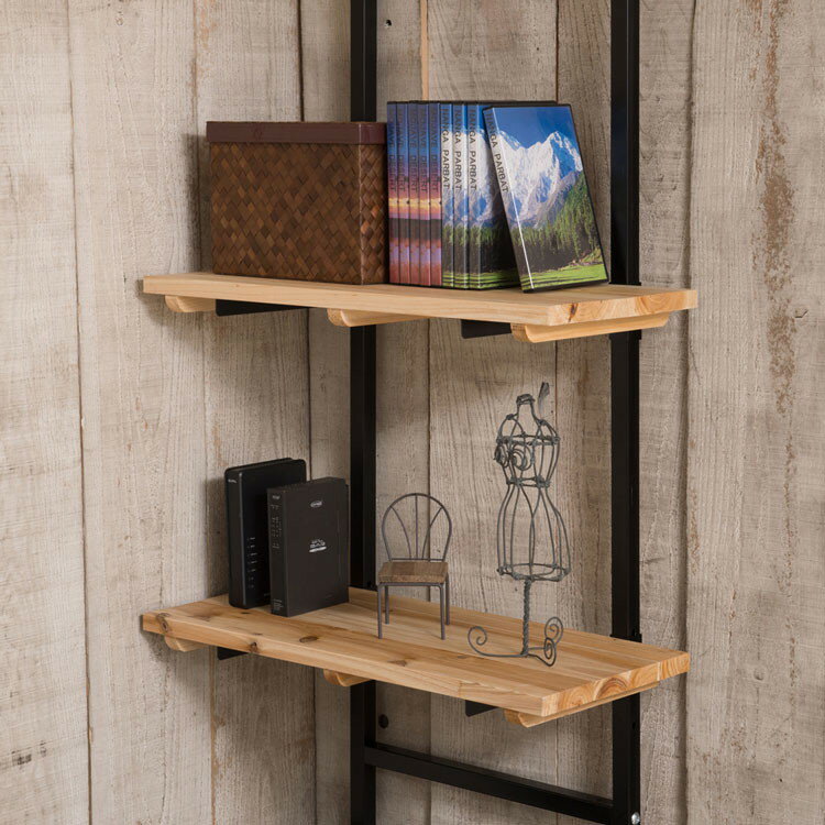 サーファーズインテリア西海岸をイメージした天然木ナチュラルの風合いがイケてるシェルフ『Material』マテリアル用追加棚板。棚板を好みの位置に自由にセットできる楽しい家具。家具上の空間をラックにしたり、棚板を追加して壁面いっぱいにディスプ...