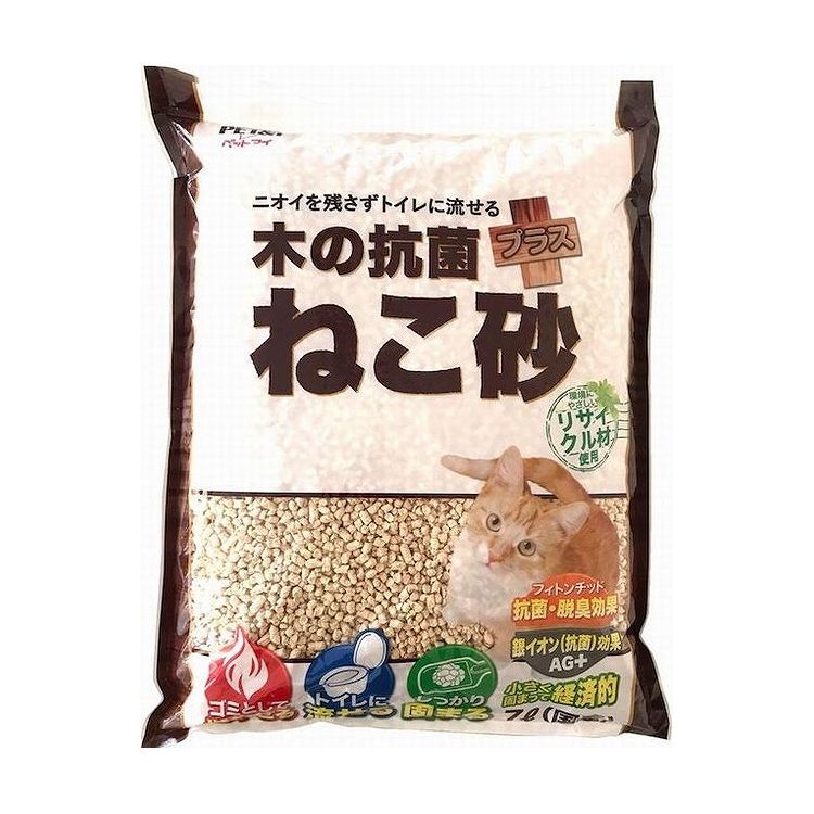 【商品説明】・フィトンチッドと銀イオンで抗菌・固まる、流せる、燃やせる・木製だから軽量【商品詳細】木粉、おから、コーンスターチ（株）ペットアイ日本【送料について】北海道、沖縄、離島は送料を頂きます。