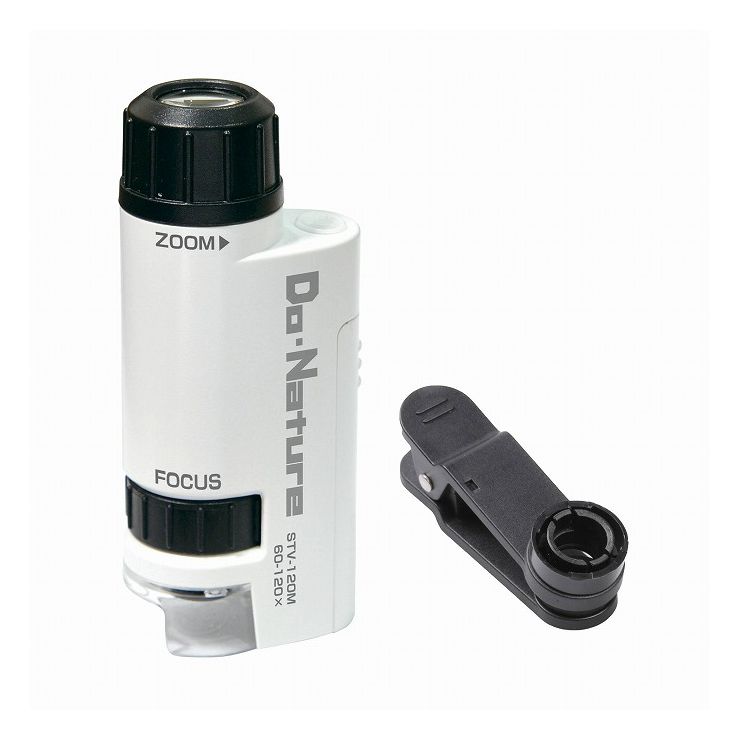 【顕微鏡仕様】●倍率：60〜120倍●電源：単4形アルカリ乾電池1本（別売）●サイズ：W37×D26×H88mm●重量：約30g（電池含まず）●【スマホアダプター仕様】●サイズ：E64×D26×H88mm●重量：約10g【送料について】北海...