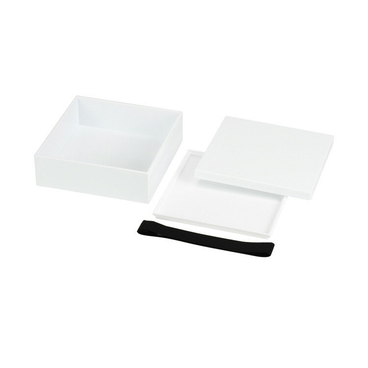 普段使いできる重箱ゴムベルト付普段使いからお弁当など様々なシーンで使えます。シンプルで美しい重箱を日常に取り入れて、暮らしをワンランクアップ！ベルト付きで持ち運びもOKシール蓋付きで保存にも便利です。ご注意:冷凍庫・電子レンジには使用できま...