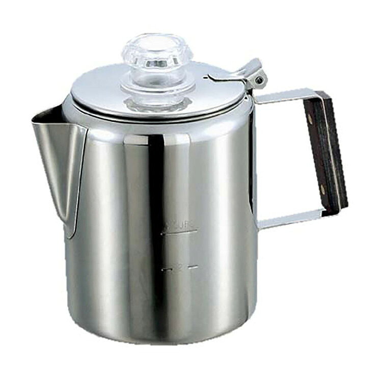 【商品特徴】挽いた豆と水を入れ、火にかけるだけでコーヒーが楽しめます。お好みに合わせて、コーヒー豆や注ぐ水の量を変え、火に掛ける時間を調整して、おいしく香り高いコーヒーを淹れることができる大容量のオールステンレス製パーコレーター。【送料につ...
