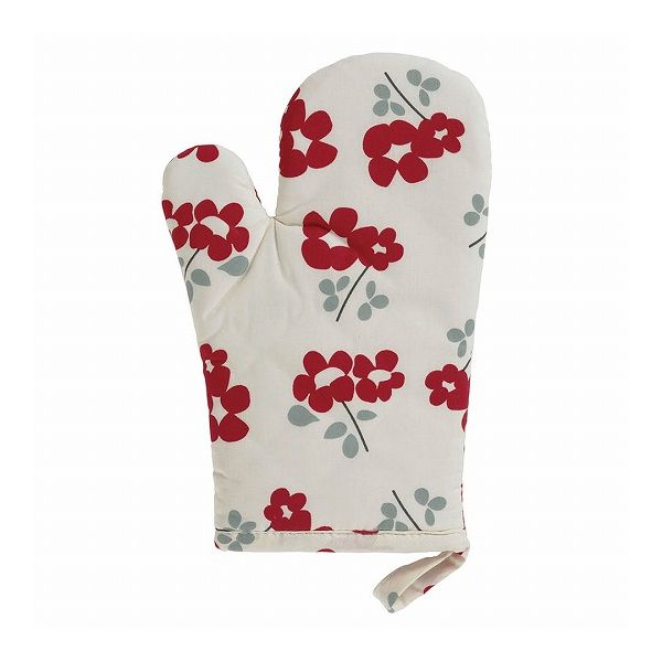 コットン100％素材のミトン。サイズ（約）幅25.5×奥行1.4×高さ18cm材質:生地/綿100％中芯/綿100％耐熱・耐火繊維ではありませんので、オーブンや直火での使用や、ミトンが焦げるほど高温に熱せられた調理具や食器類、その他のご使用...