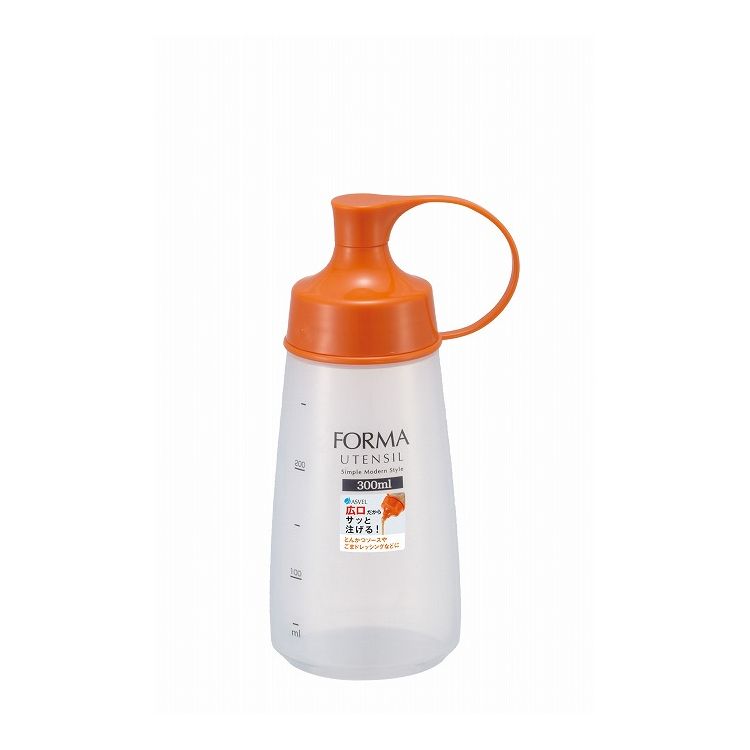 粘度の高い調味料やふりかけなどに便利な広口のドレッシングボトル。収納に便利な300ml。とんかつソースやごまドレッシングなどに。蓋とキャップが繋がっているので、フタを紛失するおそれがない。キャップは引っ張って開けて、押し込んで閉めるタイプで...
