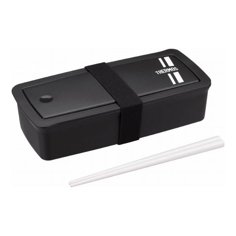 汁もれしにくいシンプルデザインのお弁当箱。フタの端を押すと簡単にフタが開いてハシが取り出せます。1段式。食洗機対応。お弁当箱に収納可能なハシ付きフタの端を押すと簡単にハシフタが開きます。電子レンジOKフタを外せば、電子レンジで温めることがで...