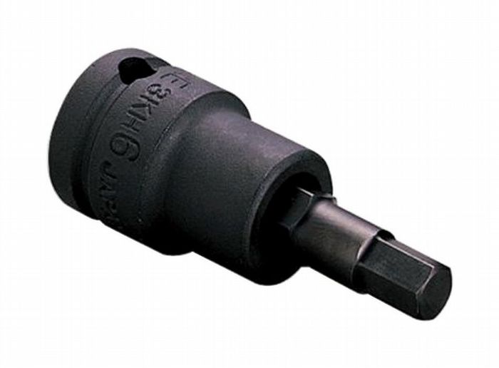 【商品詳細】手動、電動どちらでも使用できる強力タイプのヘキサゴンソケット。寸法/二面幅寸法：6mm、軸部長：21.0mm、全長：50.0mm質量：45g【送料について】北海道、沖縄、離島は送料を頂きます。
