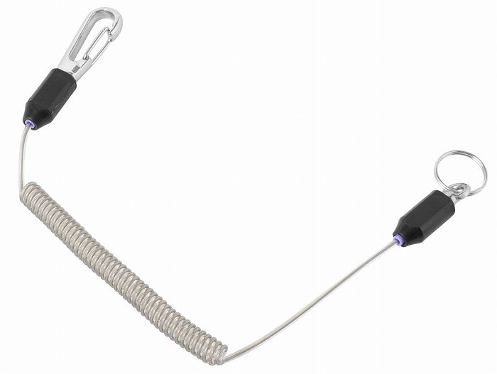 【商品詳細】ステンレスワイヤ−入り。耐荷重500g自然長：320mm　落下時最大伸長：1，250mm　色：クリアステンレス日本製【送料について】北海道、沖縄、離島は送料を頂きます。