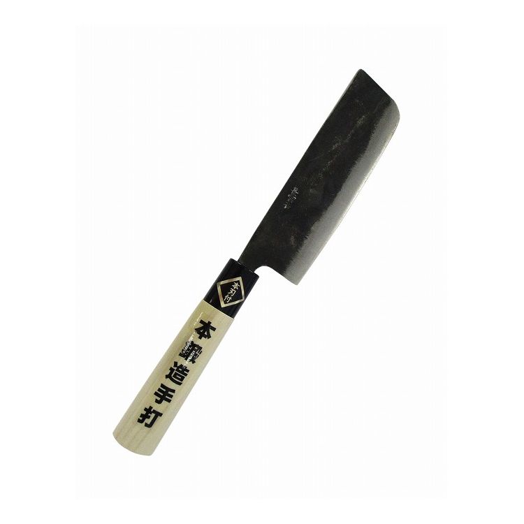 【商品特長】【製品サイズ(mm)】・長さ265・幅42・高さ21【生産国】日本【材質】刃：白紙鋼柄：朴木【仕様】用途：野菜向きの包丁刃渡り：135mm柄長：95mm刃形状：両刃研ぎ直し：可能食器洗浄機：使用不可サビ防止方法：汚れや水分を拭き...