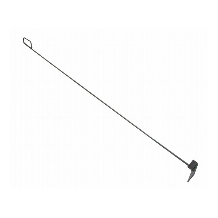 【商品特長】【製品サイズ(mm)】・長さ900・幅65・高さ32【生産国】日本【仕様】用途：暖炉、薪ストーブ、BBQコンロ、オーブン、石窯などで灰をかき出す際に仕様：横型仕様：フック付き頭サイズ(約)：65×30mm頭厚さ(約)：3mm石窯...