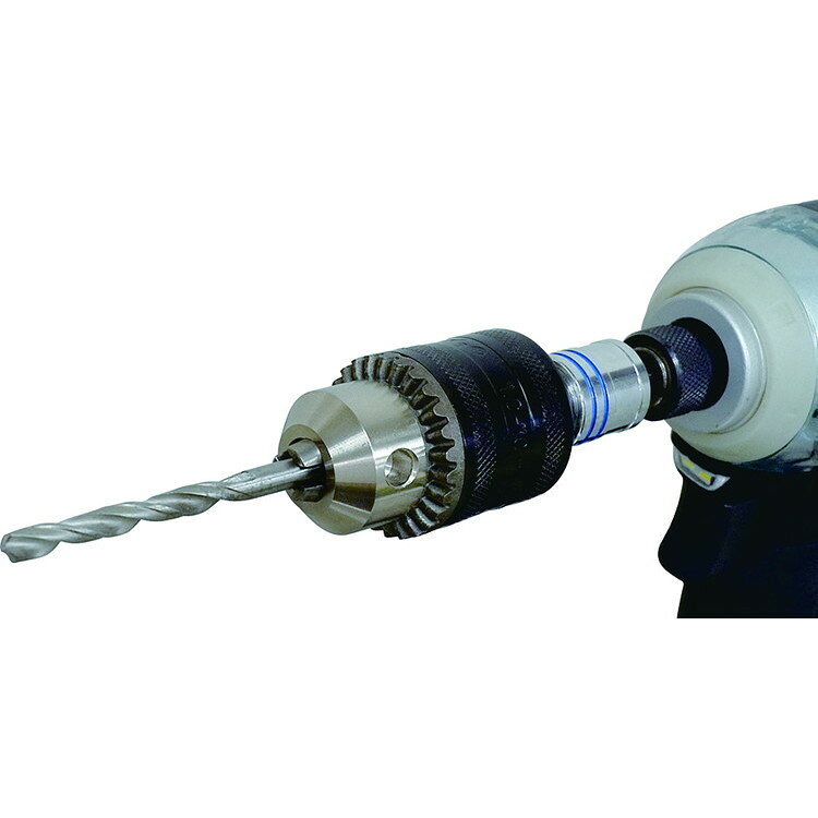 【商品説明】電動ドリルに取り付けて穴あけなどをする際にご利用いただくドリルチャックです。ビット交換タイプなので、万が一ビットが折れてもワンタッチで交換可能です。40Vインパクトに対応しています。【注意事項】木工ギムネやホールソーなどは大きな...