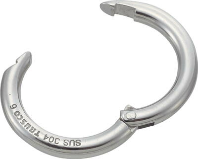 【メーカー型番】TCK-6【JANコード】4989999273441【ブランド】TRUSCO 　【特徴】●ハンマーで叩くだけで、手軽にジョイントできます。【用途】●連結金具として。【仕様】●使用荷重(kN):0.29●D(mm):6●L(m...