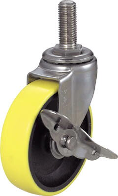 【メーカー型番】TYST-100NUES【JANコード】4989999687415【ブランド】TRUSCO 　【特徴】●帯電防止性ウレタン車使用により、静電気が帯電しにくく、ホコリがつきにくいキャスターです。【用途】●静電気を嫌う電子、医療...