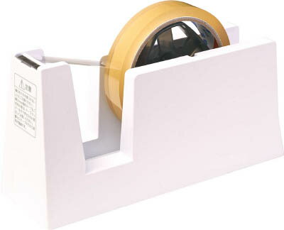 【商品詳細】●凹凸の少ない新設計の刃を採用しています。（特許第5269180号）●24mm幅までのテープが使用可能になりました。●セロテープ[[（R）]]、メンディングテープなどの大巻きテープの使用●粘着テープのカットに。●色:白●最大テー...