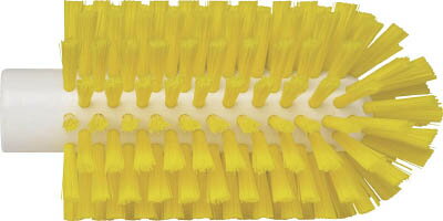 【商品詳細】●使用箇所に合わせて口径を選べ、ヴァイカンハンドル全てにジョイントできます。（ハンドルは別売です）●手の届きにくい機械のすき間や筒状の器材の洗浄に。●色:イエロー●縦(mm):155●横(mm):77●線径:0.35mm●厚み(...