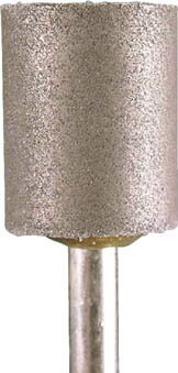 【商品詳細】●目づまりしやすい素材の研磨作業に最適です。●放熱効果に優れ、研磨焼けが発生しません。●適合素材:工具鋼、合金鋼、樹脂、ゴム、一般鋼、ステンレス、アルミニウム、銅●粒度(#):120●最高使用回転数(rpm):30000●軸径(...