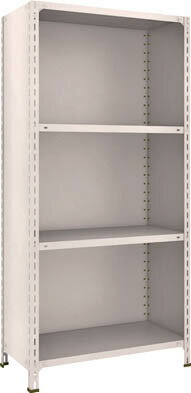 【商品詳細】●塗装は環境に配慮した粉体塗装です。●背板・側板付棚は物品の転落や混同を防止するのに役立ちます。●間口890mmで高さ1204・1804mmサイズについては、両開扉を付けることが可能です。●間口(mm):875●奥行(mm):4...