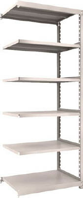 【商品詳細】●ボルトを1本も使用していないボルトレス構造で、分解・組み立て作業が簡単で、作業時間を大幅に短縮できます。●棚の段変更が、50mmピッチで、自由に調整、変更ができます。●高さ、奥行が同じであれば、増結することができます。また、支...