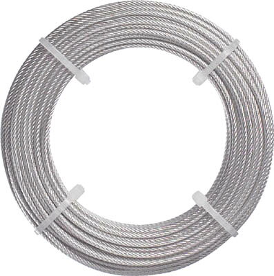 【メーカー型番】CWS-1S10【JANコード】4989999179019【ブランド】TRUSCO 　【特徴】●ステンレスロープは耐食性、耐錆性、耐熱性、耐摩擦性に優れます。●特に海水中で使用する場合は、一般的なワイヤロープに比べて約10倍...