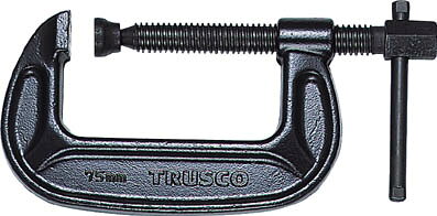 【メーカー型番】TBC-150【JANコード】4989999130065【ブランド】TRUSCO 　【特徴】●工作物の加工、組み立て作業時に工作物を相対する2面の間に挟み、固定する工具です。●溶接、穴あけ作業時のワークの固定・保持に使用しま...
