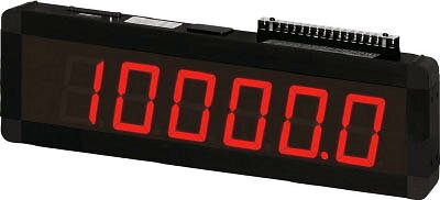 【商品詳細】●文字高56.8mmの高輝度赤色LED採用で視認性が非常に高いです。●取り付け方法は吊り下げ用・据え置き用のブラケットを用意しています。●G90-303は表示器としても使用できます。（BCD入力端子付）●工場の生産ラインの進捗状...