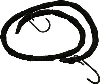 【商品詳細】●ゴム自身が輪の連続で引っ掛け可能です。●クモの巣のように自在に張り巡らせることができます。●自転車やバイクの荷物固定などに。●色:ブラック●長さ(m):0.75●包装形態:袋入り●両端フック付(ST01〜10のみ)●中芯：天然...