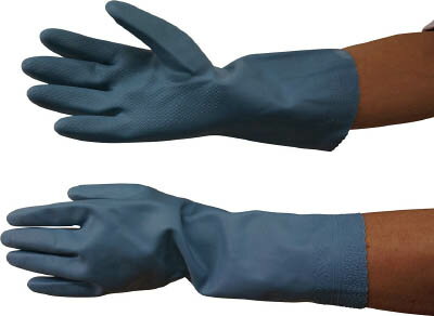 【商品詳細】●耐油性に優れております。●細かい作業に最適です。●清掃・サービス業。●機械製造業、油の取り扱い作業。●色:ブルー●サイズ:L●全長(cm):32.0●手のひら周り(cm):22.8●中指長さ(cm):8.2●厚み:約0.55m...