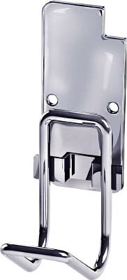 【商品詳細】●ラチェットレンチ用J型リング仕様フックです。●幅(mm):34●高さ(mm):124●形状:ラチェットレンチ用●奥行(mm):66●スチール　ニッケルメッキ【送料について】北海道、沖縄、離島は送料を頂きます。