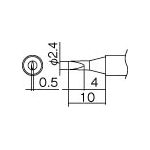 【メーカー型番】T12-D24【JANコード】4962615016806【ブランド】白光　【特徴】【用途】【仕様】●コテ先名称:2.4D型●質量(g):10●鉛フリーはんだ対応●適合コテ:FM2027・FM2028●適合ステーション本体:F...