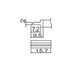 【メーカー型番】T12-1402【JANコード】4962615017100【ブランド】白光　【特徴】【用途】【仕様】●コテ先名称:スパチュラ型15.7●質量(g):12●鉛フリーはんだ対応●適合コテ:FM2027・FM2028●適合ステーシ...