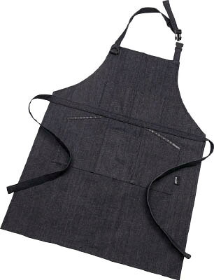 【商品詳細】●丈夫なデニム素材でできたエプロンです。●ポケット5個付きで小物収納に便利です。●首掛け紐は長さ調整可能です。●工場や倉庫などの軽作業に。●磨き作業、バリ取り作業に。●色:ブラック●サイズ:フリー●幅(cm):60●着丈(cm)...