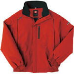 【商品詳細】●スポーツカラー軽防寒シリーズです。●裏地フリース仕様です。●作業全般。●色:レッド●サイズ:LL●着丈(cm):73●適応胸囲(cm):133●フード取り外し可能●表生地：ポリエステル100％、裏地：ポリエステル100％、中綿...