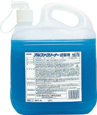 【商品詳細】●レザー・プラスチックなどの汚れを落とすだけでなくつや出し剤配合で洗浄面を傷めません。●車両整備用。●容量(L):4●4L/ボトル●主成分：界面活性剤、溶剤、キレート剤、光沢剤生産国：日本重量：4kg【送料について】北海道、沖縄...