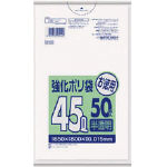 【商品詳細】●薄口で強化タイプの半透明ゴミ袋シリーズです。●縦(mm):800●横(mm):650●厚み(mm):0.015●容量(L):45●色:半透明●1冊：50枚入●高密度ポリエチレン（HDPE）生産国：中国重量：695.2g【送料に...