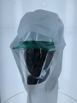 【商品詳細】●前面には防曇フィルムを使用しており、曇りにくくなっております。●頭巾内側についてるゴム紐にて頭に固定する事ができます。●ヘルメットの上から被る事ができますので、軽度の粉塵等を防ぐ事ができます。●塗装、建築現場。●色:ホワイト●...