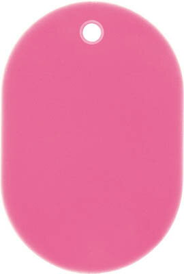 【商品詳細】●お店やホテル旅館等で何かと重宝する番号札です。●縦(mm):60●横(mm):40●厚み(mm):2.7●色:桃●箱入数(枚):*●再生スチロール生産国：日本重量：5.7g【送料について】北海道、沖縄、離島は送料を頂きます。