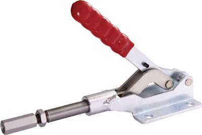 【商品詳細】●溶接治具、組立治具、検査治具、加工治具に最適です。●フランジベースタイプです。●全長(mm):241.5●ハンドル操作角度(°):190●ストローク(mm):55●押圧力(kN):4.54●先端部ねじ径:M12●スチール生産国...