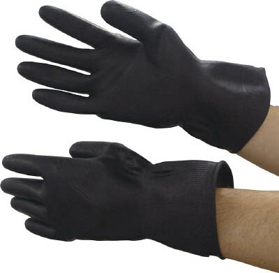【商品詳細】●突き刺し、引き裂きに強く柔らかい天然ゴム製です。●手袋内面は特殊パイル加工により着脱がスムーズです。●清掃作業など。●色:ブラック●サイズ:LL●全長(cm):28.8●手のひら周り(cm):25.0●中指長さ(cm):8.9...