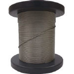 【商品詳細】●日本製のステンレスワイヤロープです。●安定した強度、品質を使いやすい形で提供いたします。●50m　ボビン巻でご使用しやすくなっております。●必要な長さに切断して端末をスリーブにて加締めてご使用ください。●落下防止、転倒防止、盗...