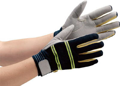 【商品詳細】●手のひらの全面に耐摩耗性の高い人工皮革を縫製し、耐久性・洗濯の手軽さを実現しました。●消防・防災活動。●サイズ:L●全長(cm):23.5●手のひら周り(cm):21.0●中指長さ(cm):8.5●色:ネイビー●厚み(mm):...