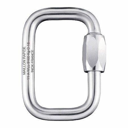 【商品詳細】●スムーズなナットで、簡単に開閉でき、ロープなどとしっかり繋ぐことができます。●フラットなロープを繋ぐことができるスクエア型です。●EN規格品なので、安心して作業できます。●チェーンなどの取り付け、ジョイント金具として。●使用荷...