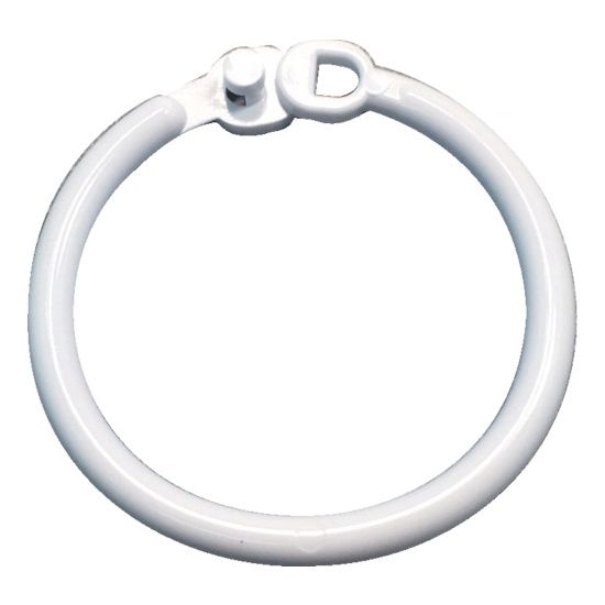【商品詳細】●リングを開いてカードを自由に抜き差しできます。●書類・カードの綴り。●D(mm)：3.5●L(mm)：30●先端幅(mm)：6.5●白色●ナイロン原産国日本JANコード4989999495911【送料について】北海道、沖縄、離...