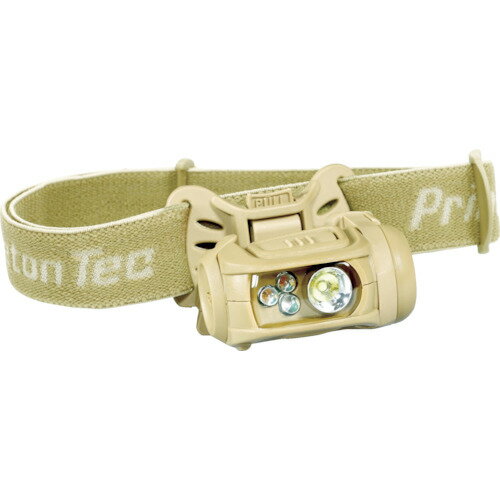 【商品詳細】●近くを照らすスポットハイ、スポットロー、遠くを照らすフラッドハイ、フラッドローの4つの出力モードとなっています。●付属のNVGアダプターやブラケットを使えばヘッドライト以外の方法でも使用可能です。●明るさ(lm)：150●色：...