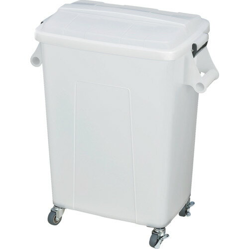 【商品詳細】●プロの厨房に最適な丈夫なキャスター付ペールです。●取っ手は引き出しやすく、握りやすい形状です。●本体にフタが掛けられます。●ゴミ箱。●間口(mm)：580●色：ナチュラル●容量(L)：70●奥行(mm)：355●高さ(mm)：...