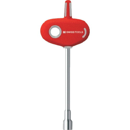 【商品詳細】●手の中に収まるグリップは、手にフィットする形状で、トルクをかけたい時に最適です。●ロングタイプで奥まった所にあるナットを回す時に重宝します。●グリップエンドは早回しに便利な軸を設け、指先で回すことができます。●対辺(mm)：4...