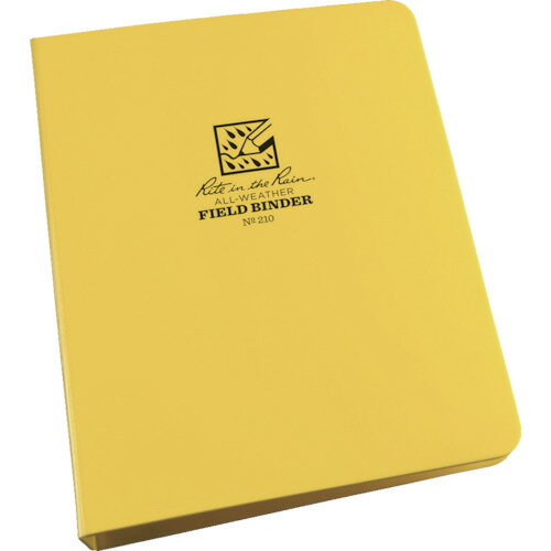 【商品詳細】●RITE IN THE RAIN社4 5/8×7（178×117mm）ルーズリーフ用バインダーです。●最大で12.7mmもしくは25.4mmの束のルーズリーフを収納することができます。●色：イエロー●縦(mm)：200●横(m...