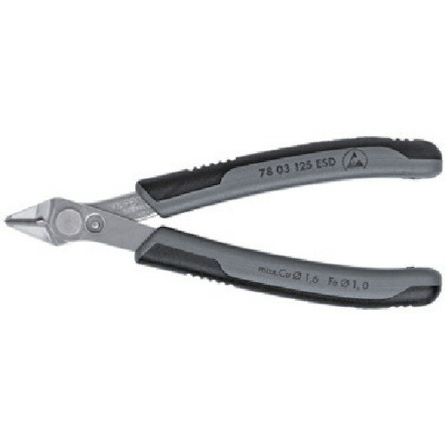 【商品詳細】●極めて精密なエレクトロニクス関連、精密機器関連の切断作業に最適な高精度のニッパーです。●ジョイント部はステンレス製のリベットで接合されています。●先端は精密に仕上げられており、密集したワイヤも直径0．2mm以上あれば切断するこ...